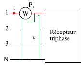 QCM système triphasé équilibré